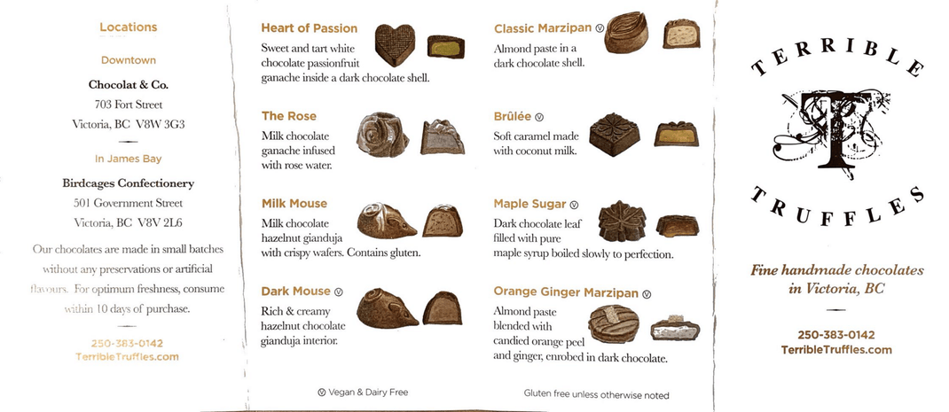 Menu – Terrible Truffles